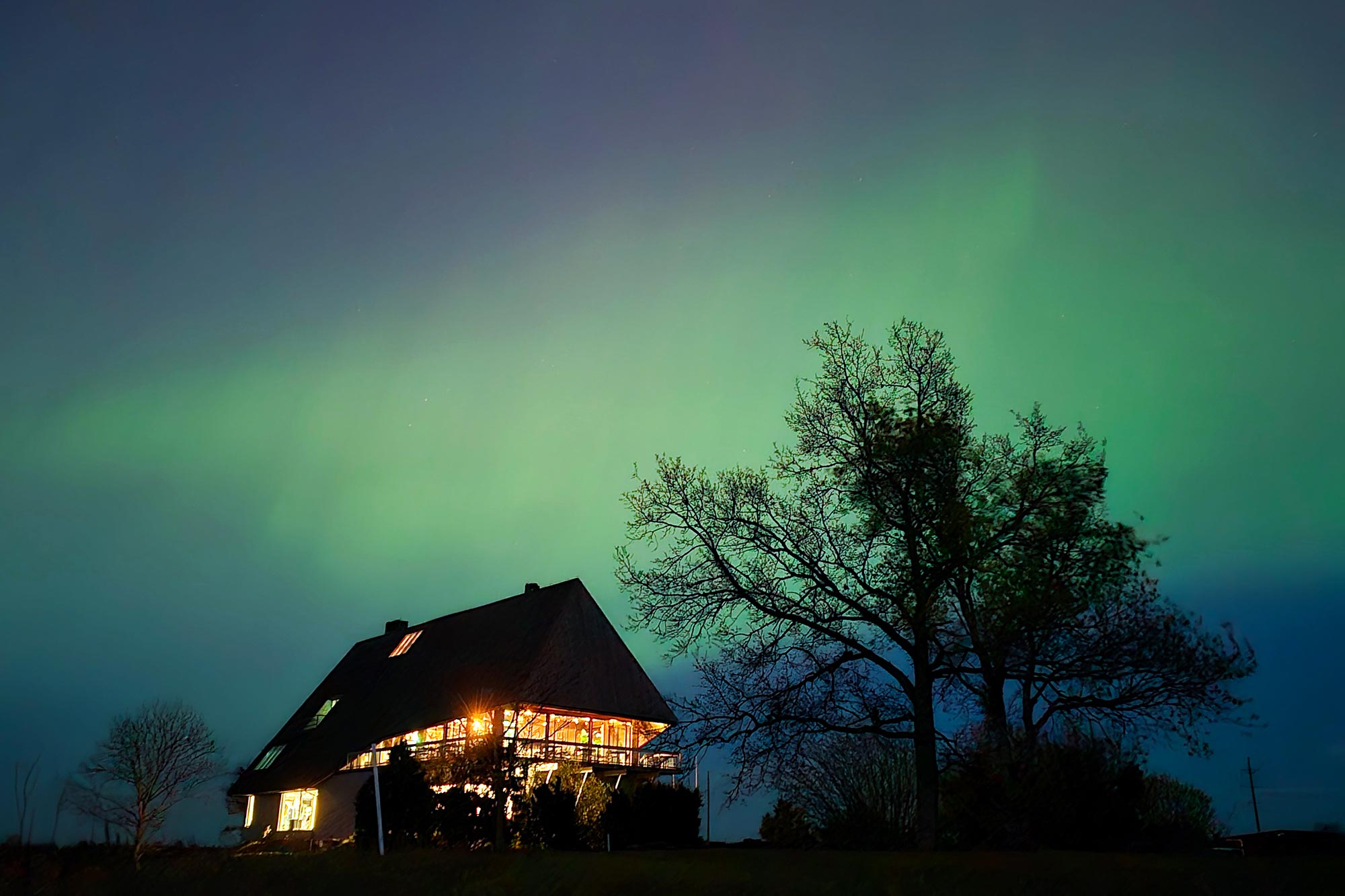 Aurora borealis in Estonian Golf & Country Club – Estonian Golf ...