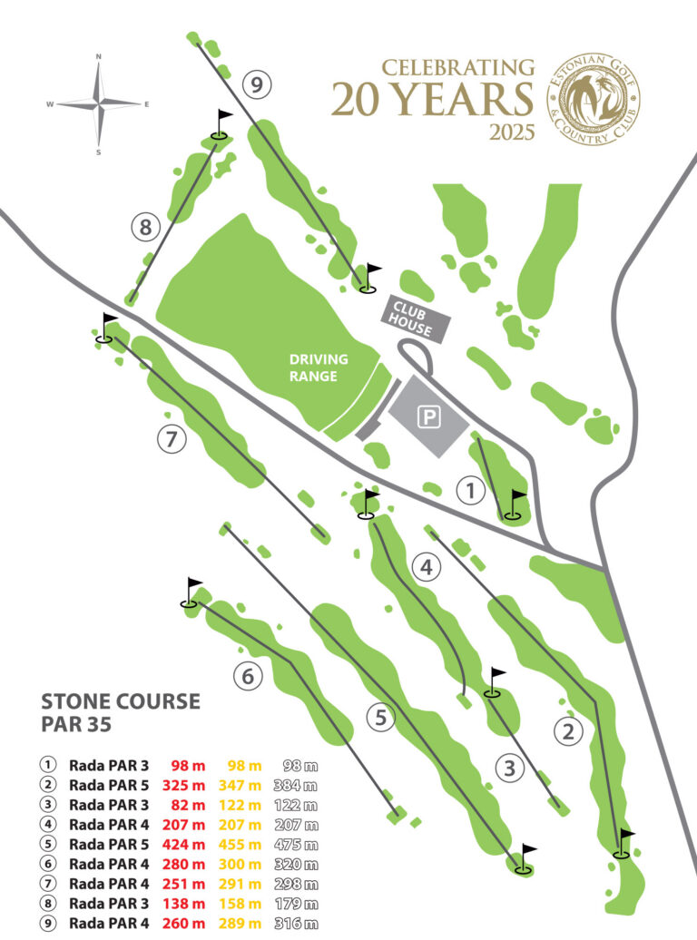 Stone Course Par 35: uus rajaplaan ja Green Fee erihinnad – Estonian ...